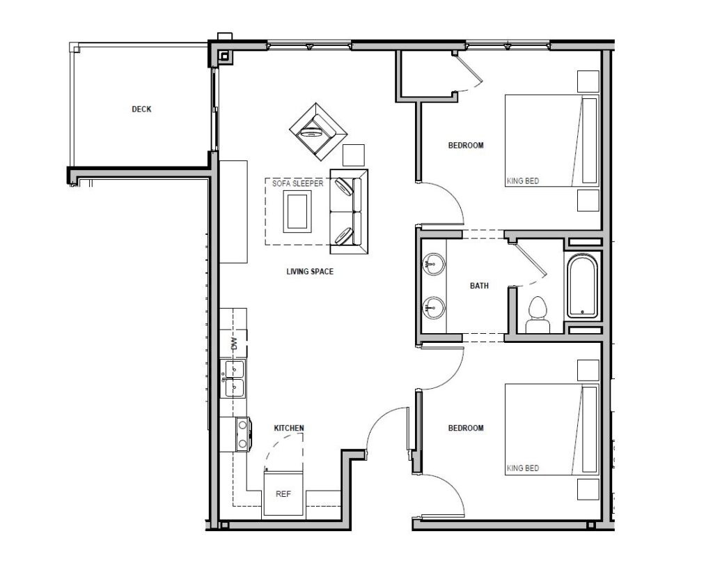 Suite 206 - Hiawatha Beach Resort